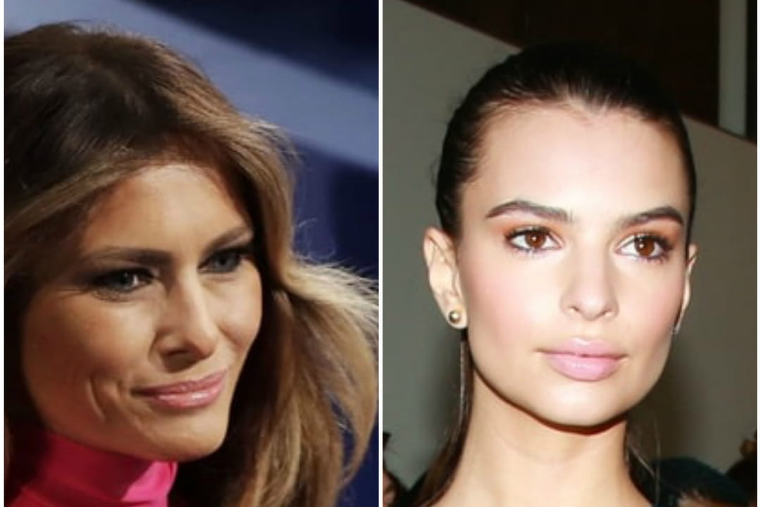 Melania Trump, soutenue par Emily Ratajkowski