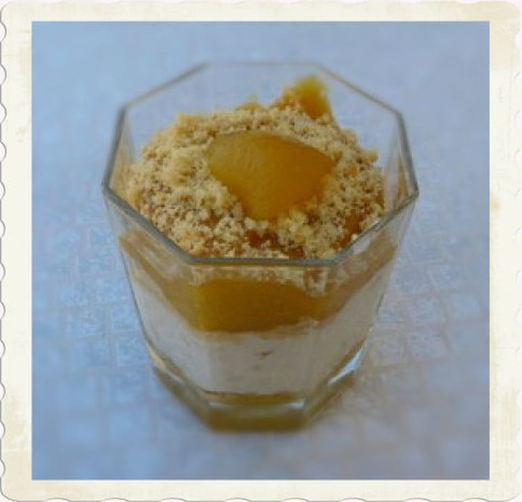 Recette de Verrine mangue abricot