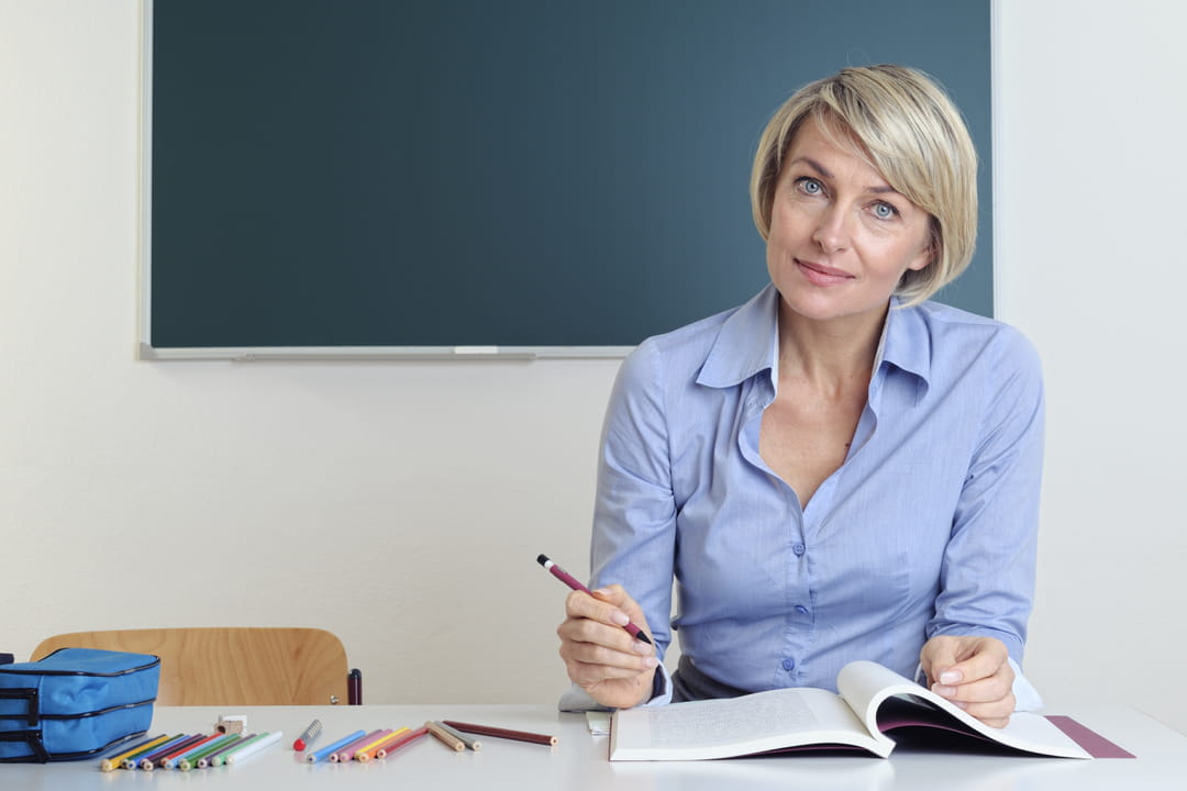 Parler avec son professeur