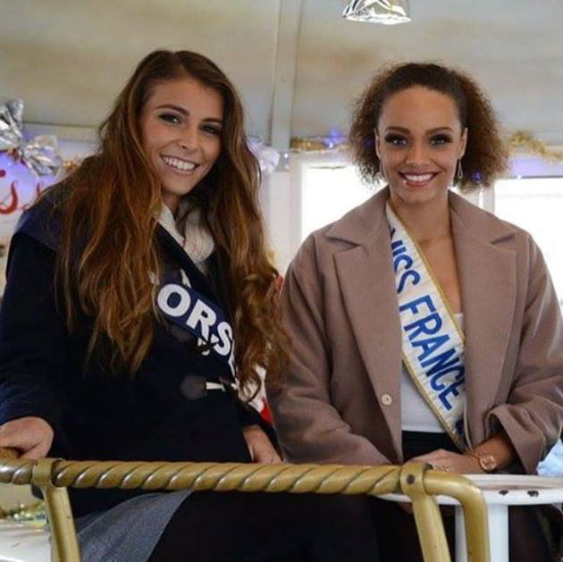 Eva Colas en compagnie de Miss France 2017, Alicia Aylies