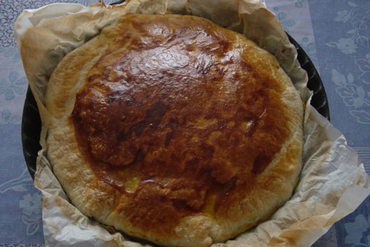 Recette de Tourte à la brandade de morue