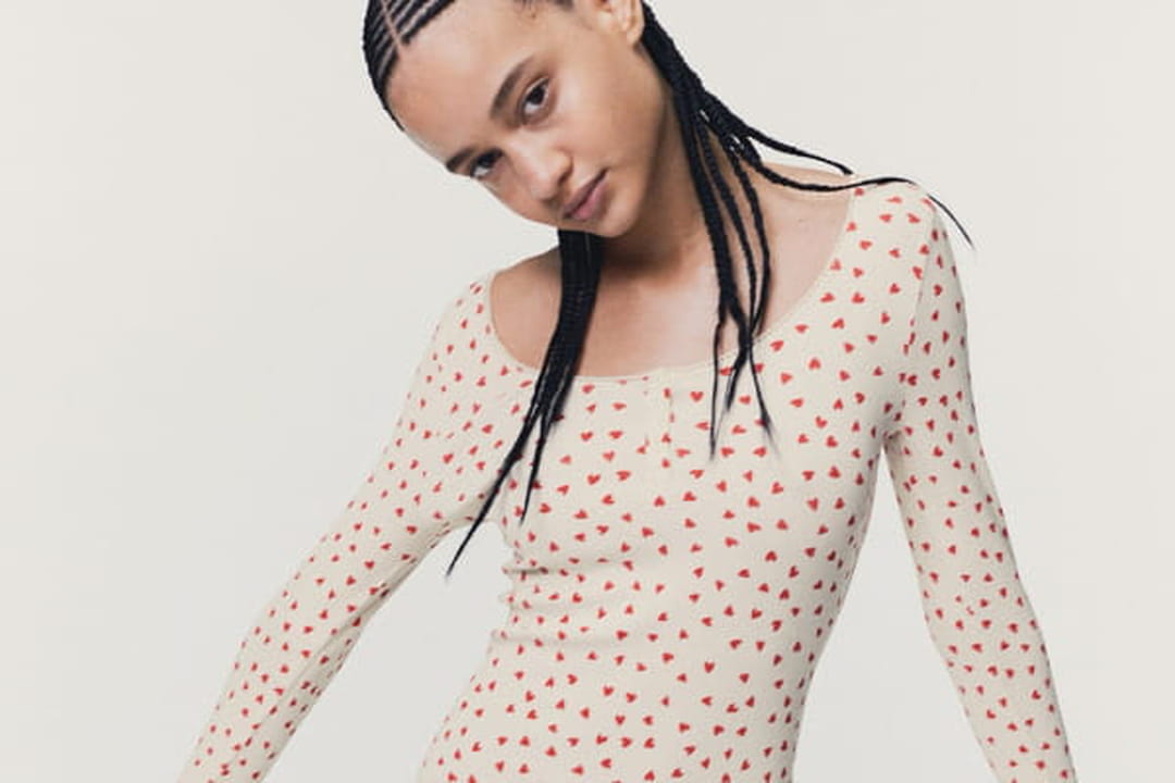 Combishort de pyjama côtelée