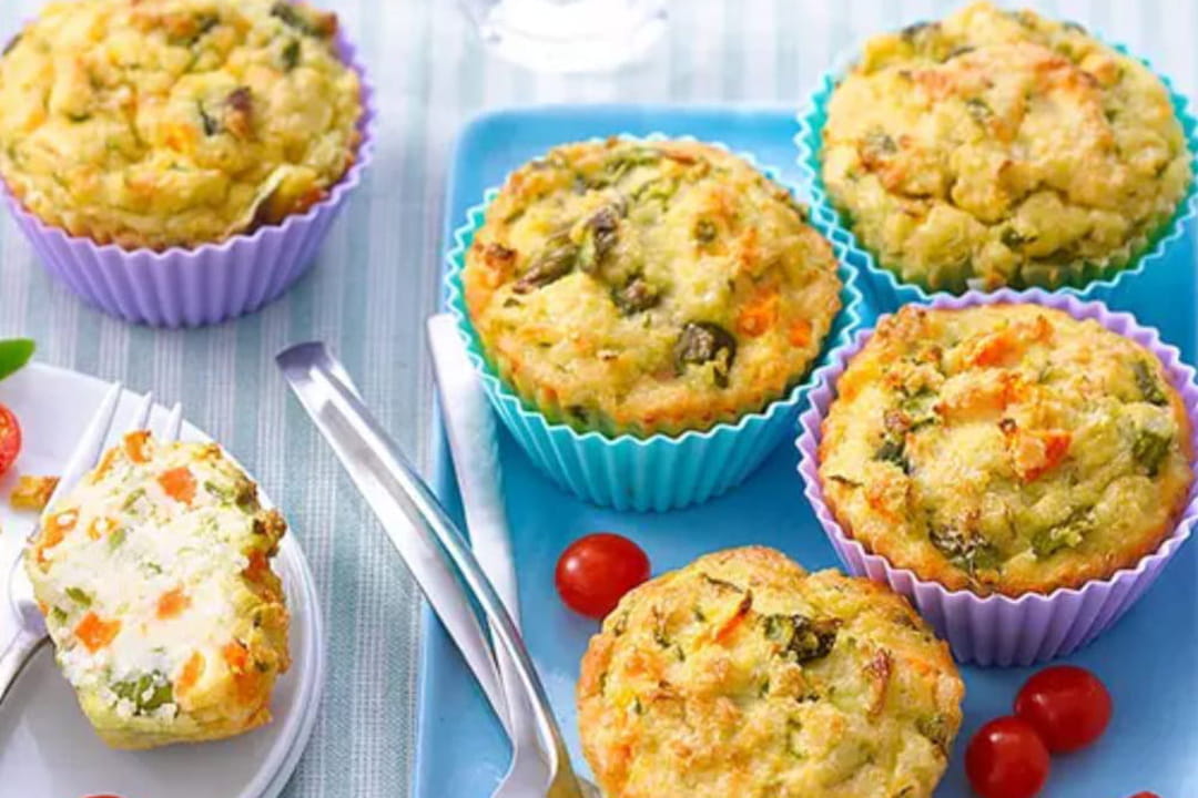 Muffins aux légumes et à la Floraline