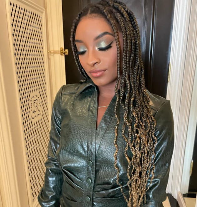 Le piercing au nez de Simone Biles