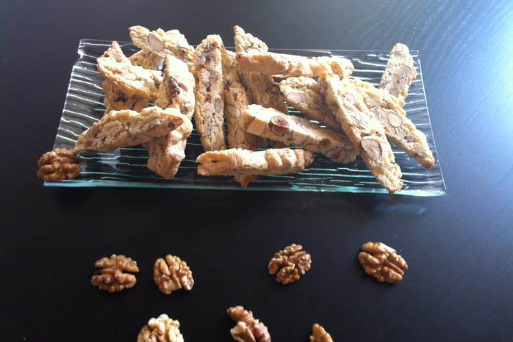 Recette de Croquants aux amandes, noix et noisettes