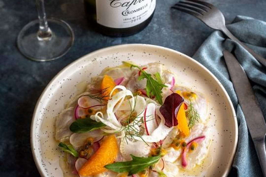 Ceviche de dorade royale aux agrumes / radis / fenouil / vinaigrette au ...