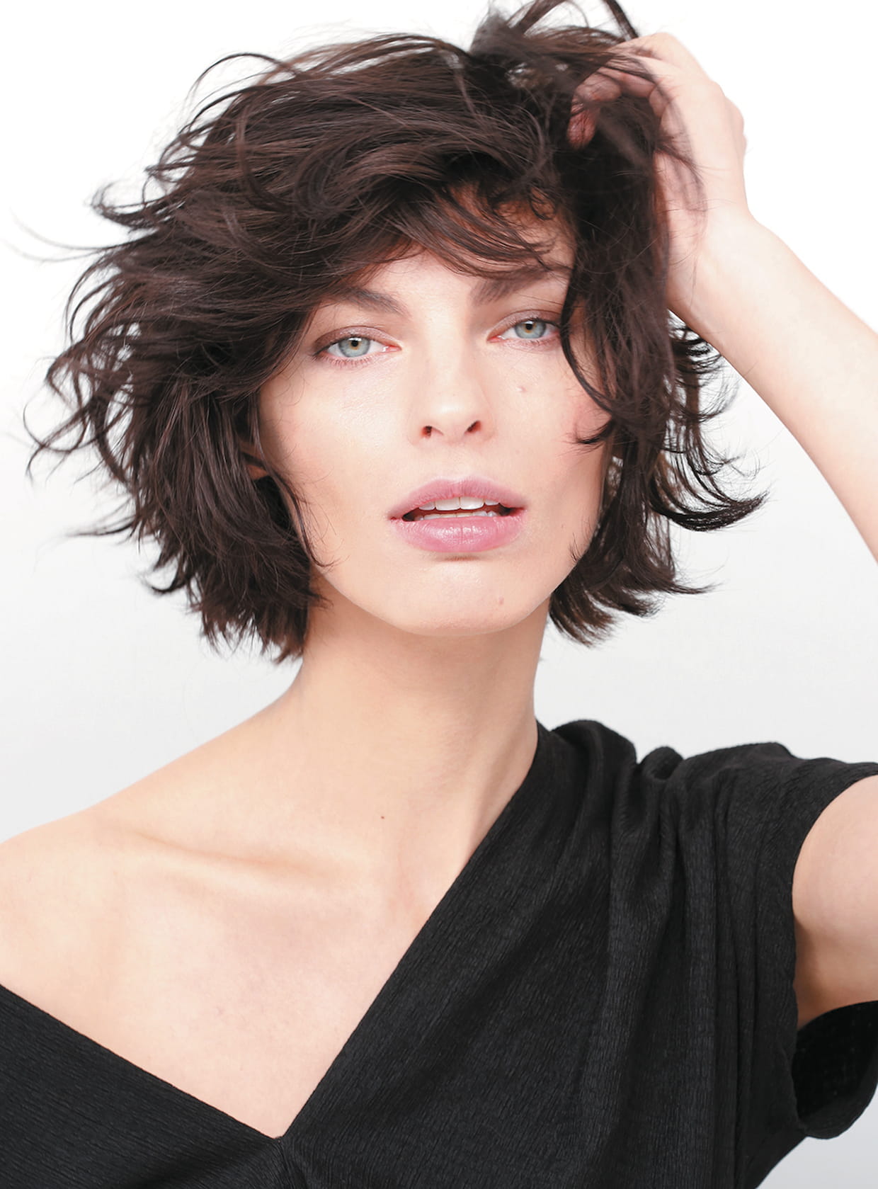 Le carré coiffé décoiffé