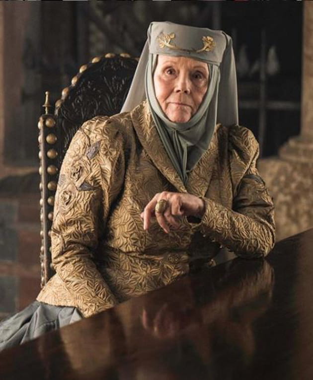 Lady Olenna Tyrell quitte le royaume...