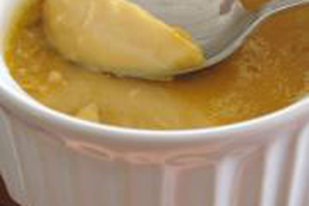 Petits pots de crème caramel-coco-rhum