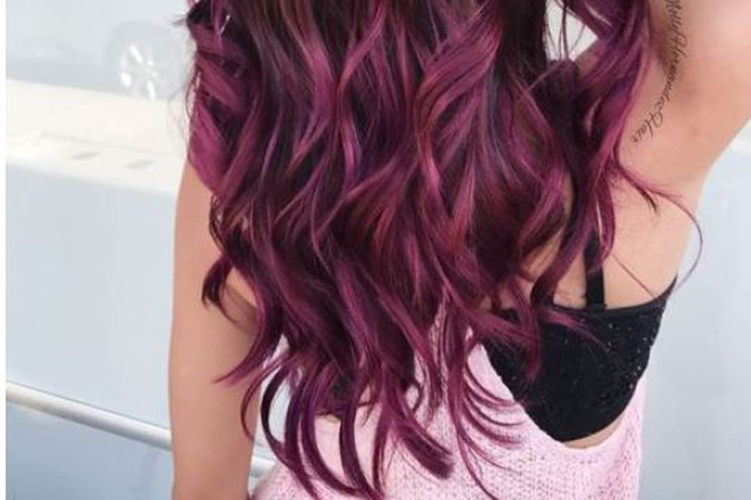 Ombré purple