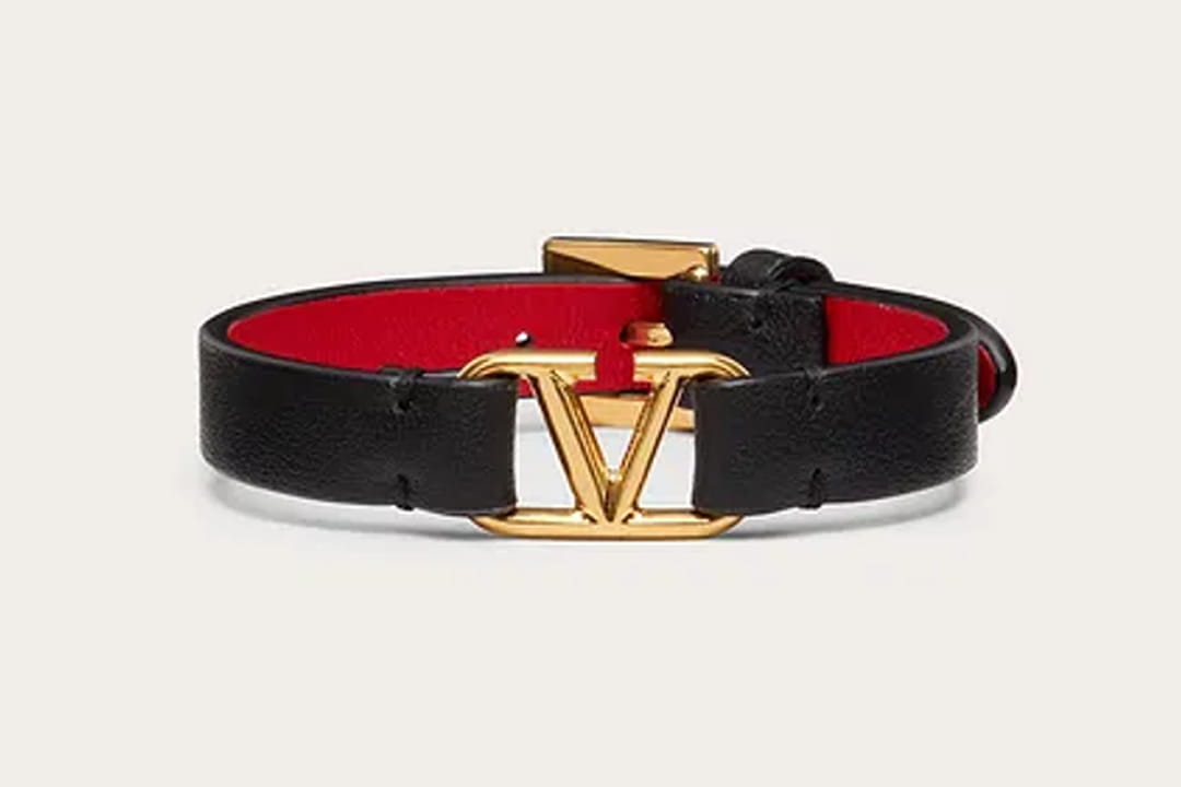 Bracelet "V" signature de Valentino