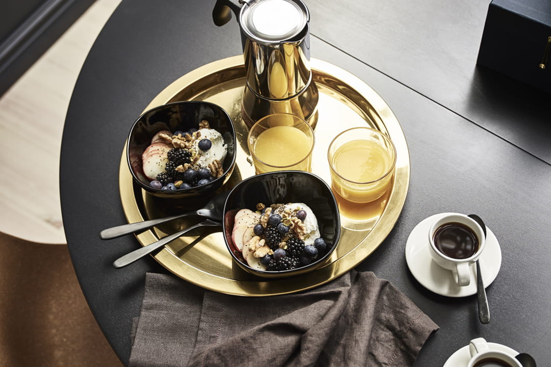 Table ronde noire Ikea