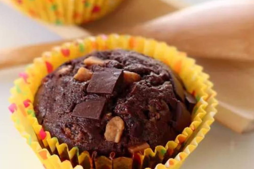 Muffin Chocolat & Caramel Mou