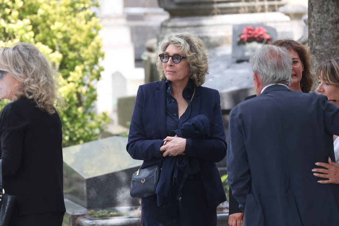 Marie-Ange Nardi assiste aux obsèques de Patrice Laffont