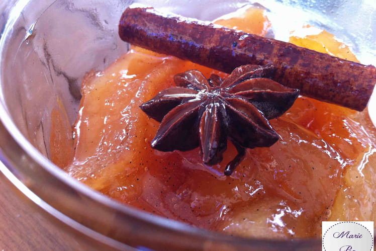 Recette de Confiture de poires, coings et épices