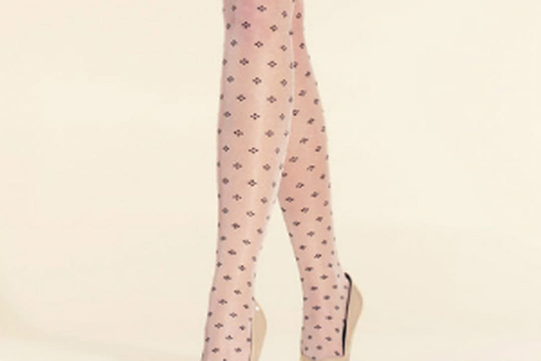 Collant à plumetis revisité de Gerbe