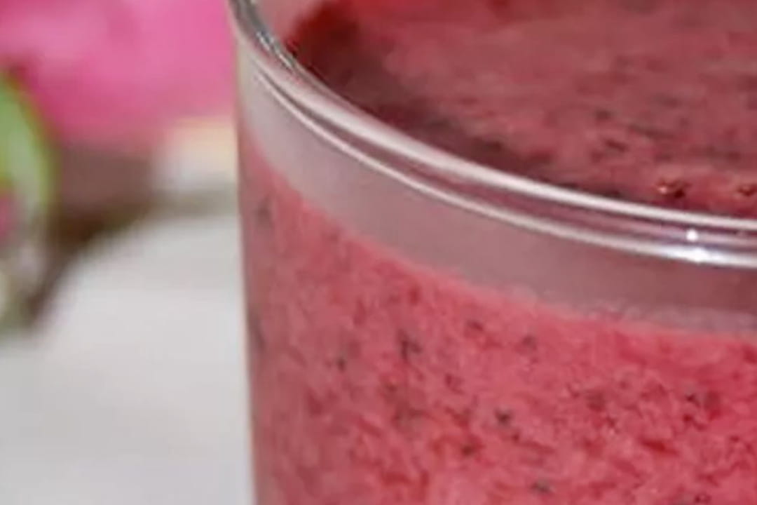 Smoothie aux fruits rouges : la recette facile