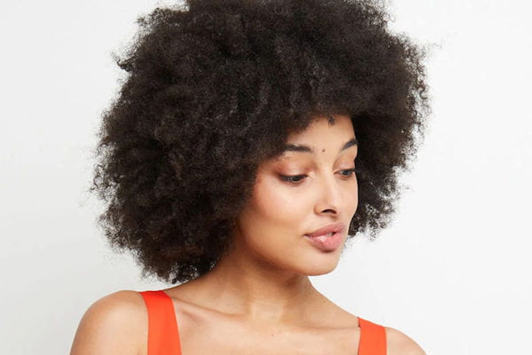 Maillot de bain deux pièces orange