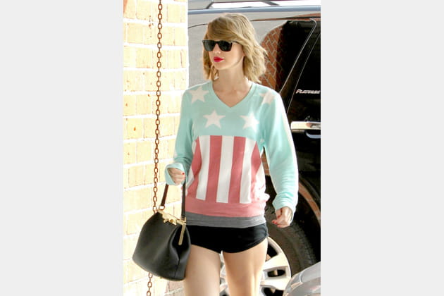 Taylor Swift et son sweat patriotique