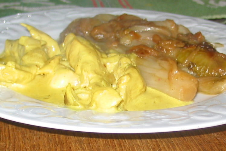 Recette Emincé de poulet au safran