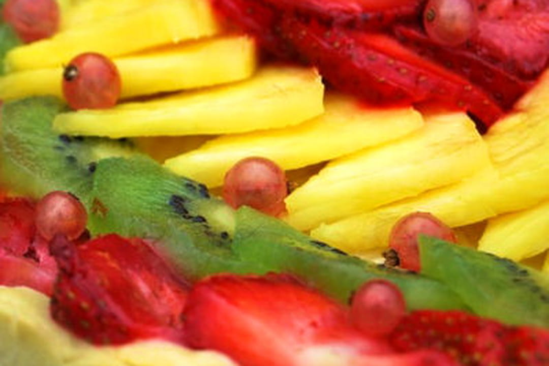 Tarte aux fruits et au chocolat blanc