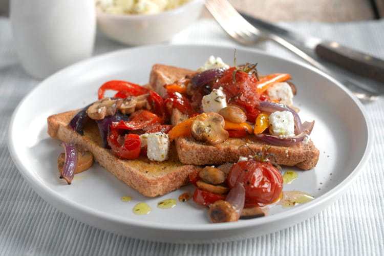 Recette de Tartines provençales