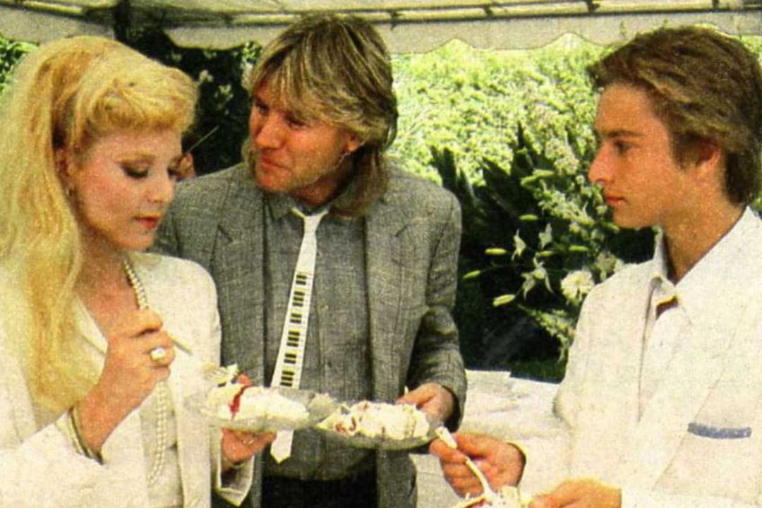 Avec Sylvie Vartan et David Hallyday