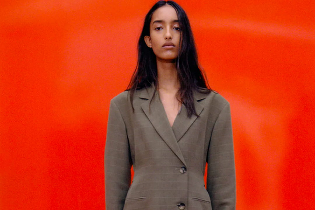 Robe veste trois boutons de Zara