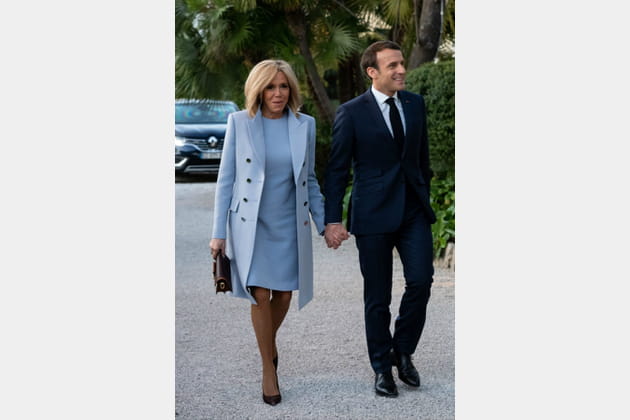 TOP : Brigitte Macron en robe Louis Vuitton