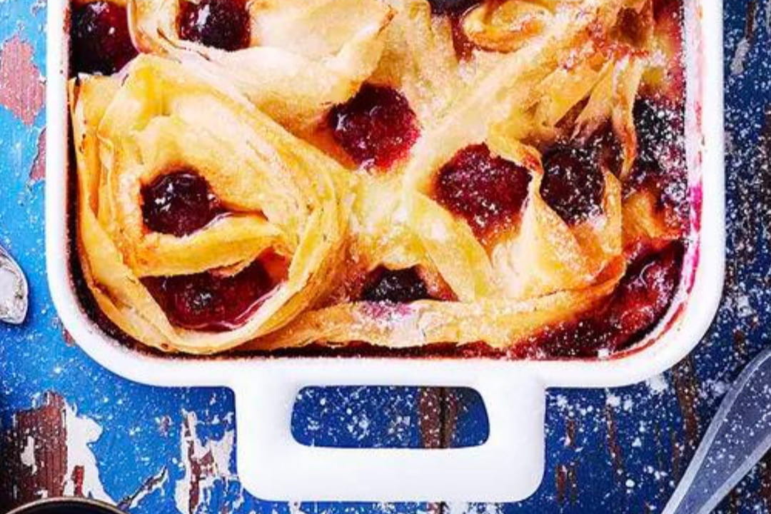 Crousti-fondant aux fruits rouges