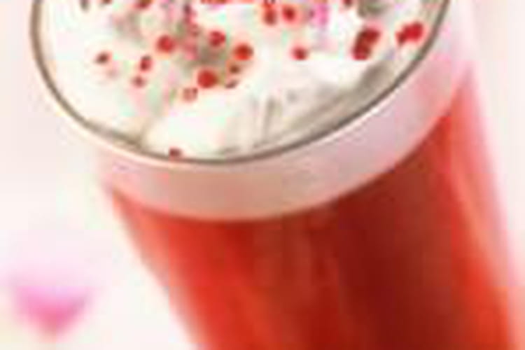 Cappuccino de fruits rouges : la recette facile