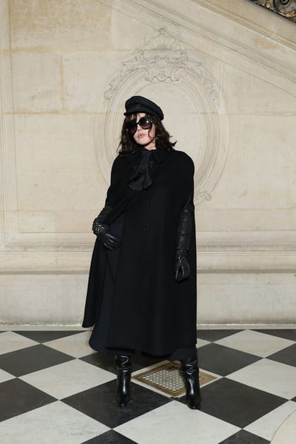Isabelle Adjani au défilé Dior