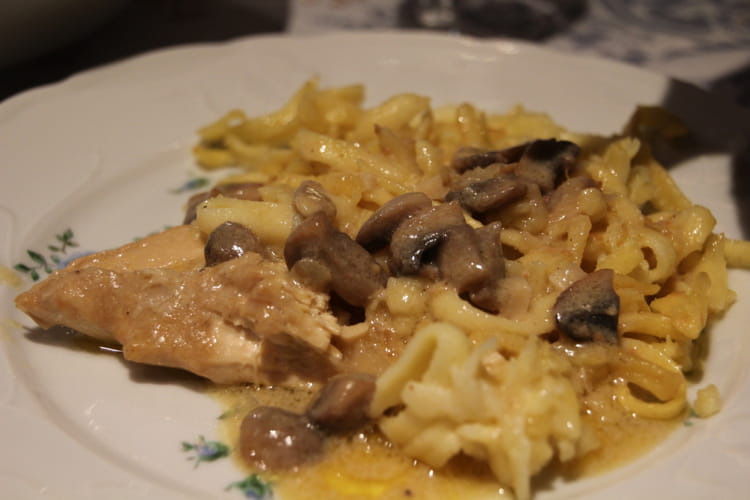 Recette de Poulet au riesling : la recette facile