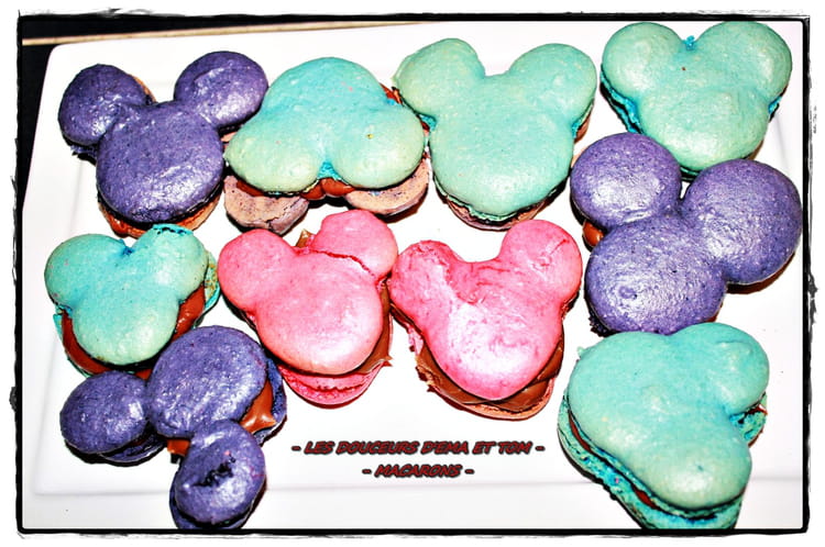Recette de Macarons spécial mickey