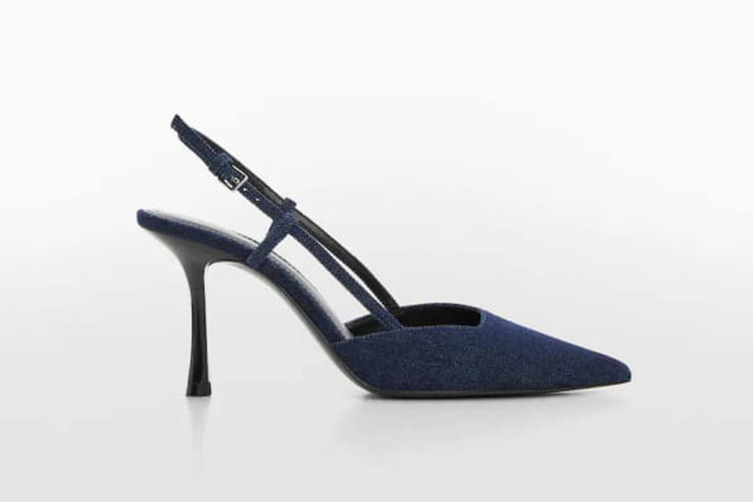 Chaussures en denim à talons