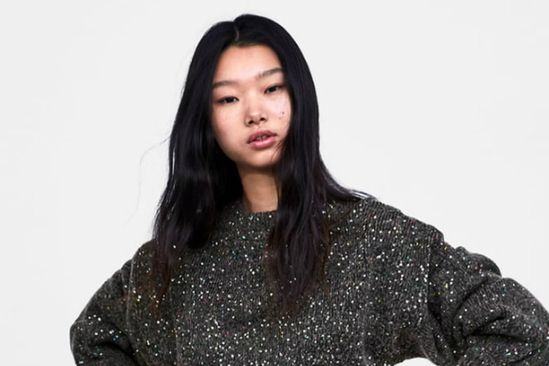 Pull à sequins de Zara