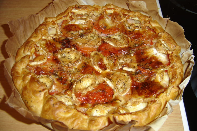 Recette Tarte tomate chèvre (Tarte salée)