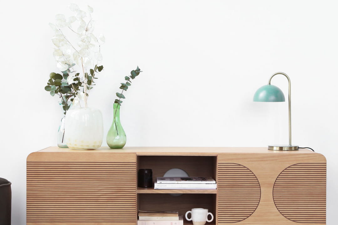 Un meuble TV graphique