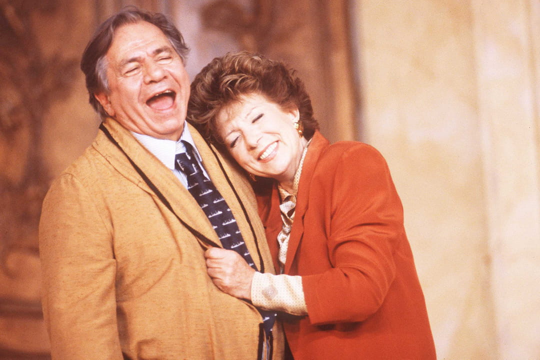 Marthe Mercadier avec Michel Galabru en 1994