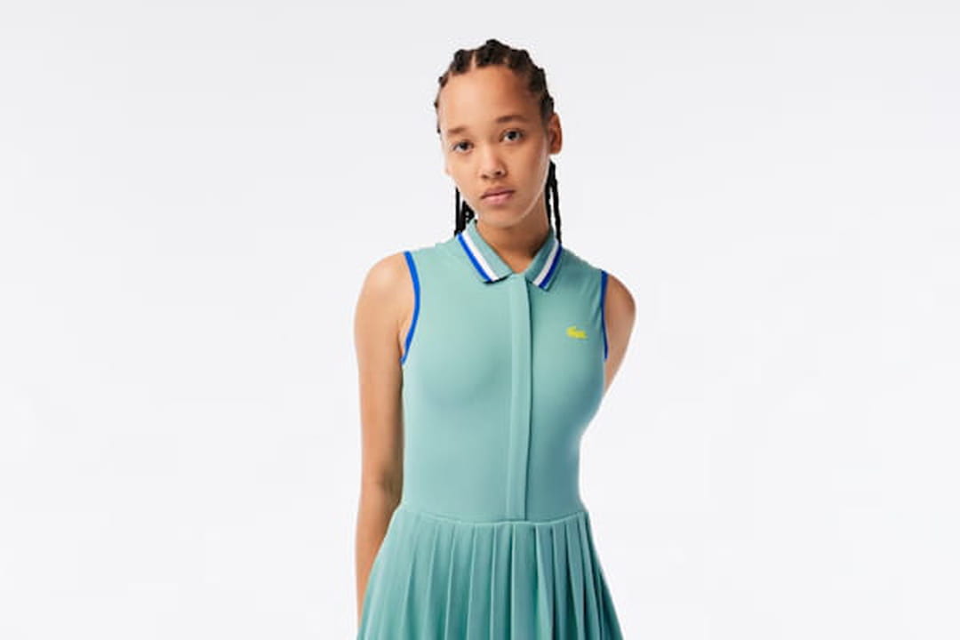 Robe de tennis plissée