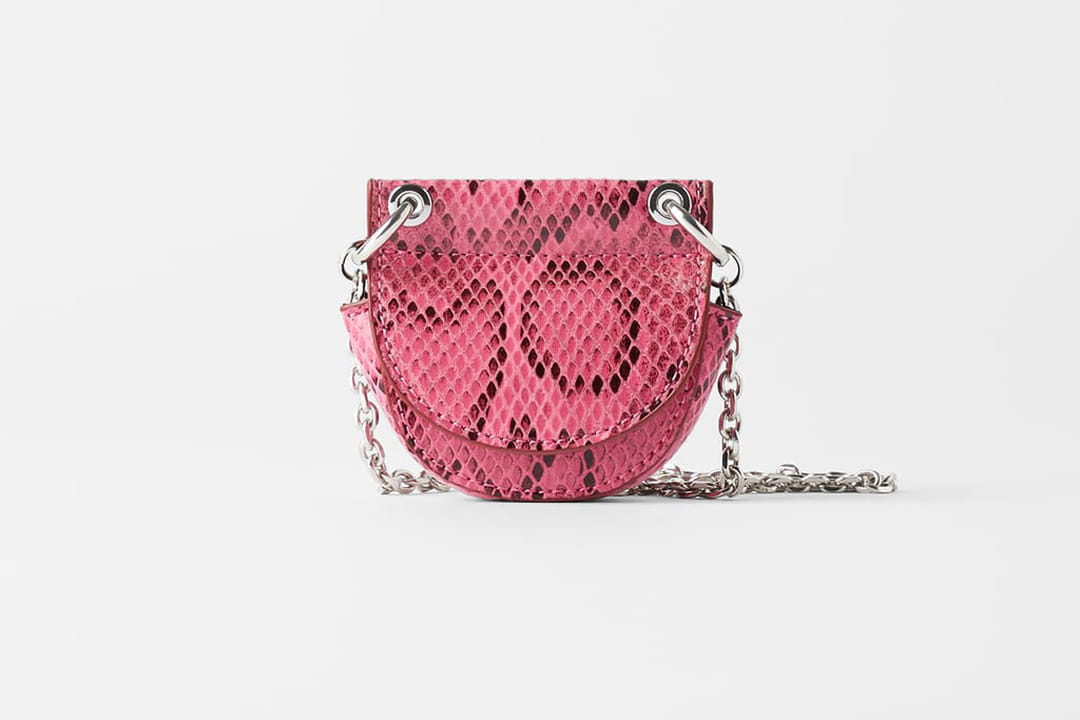 Mini sac python de Zara