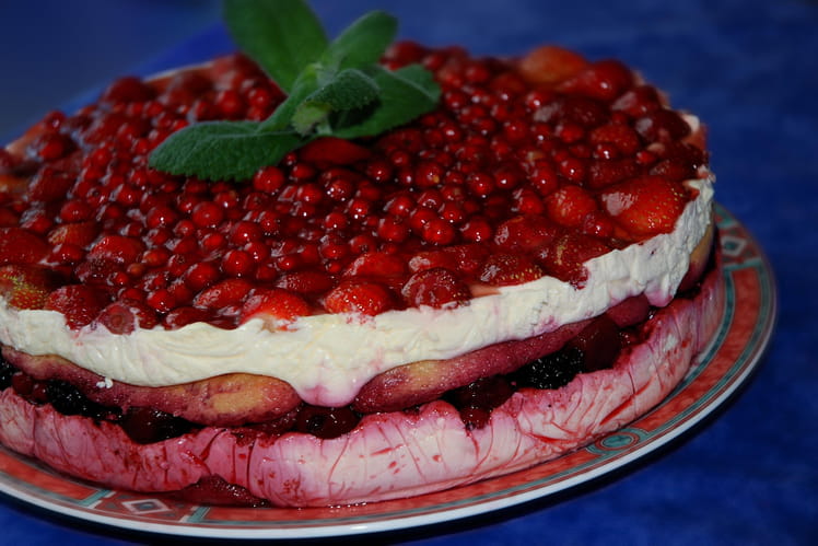 Recette Délice aux fruits rouges (Dessert aux fruits)