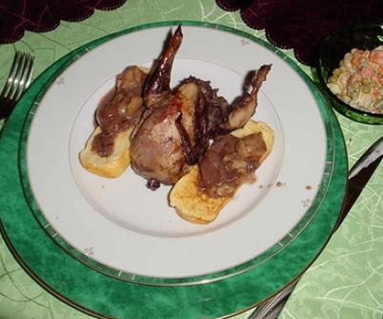 Recette de Cailles de Dulion
