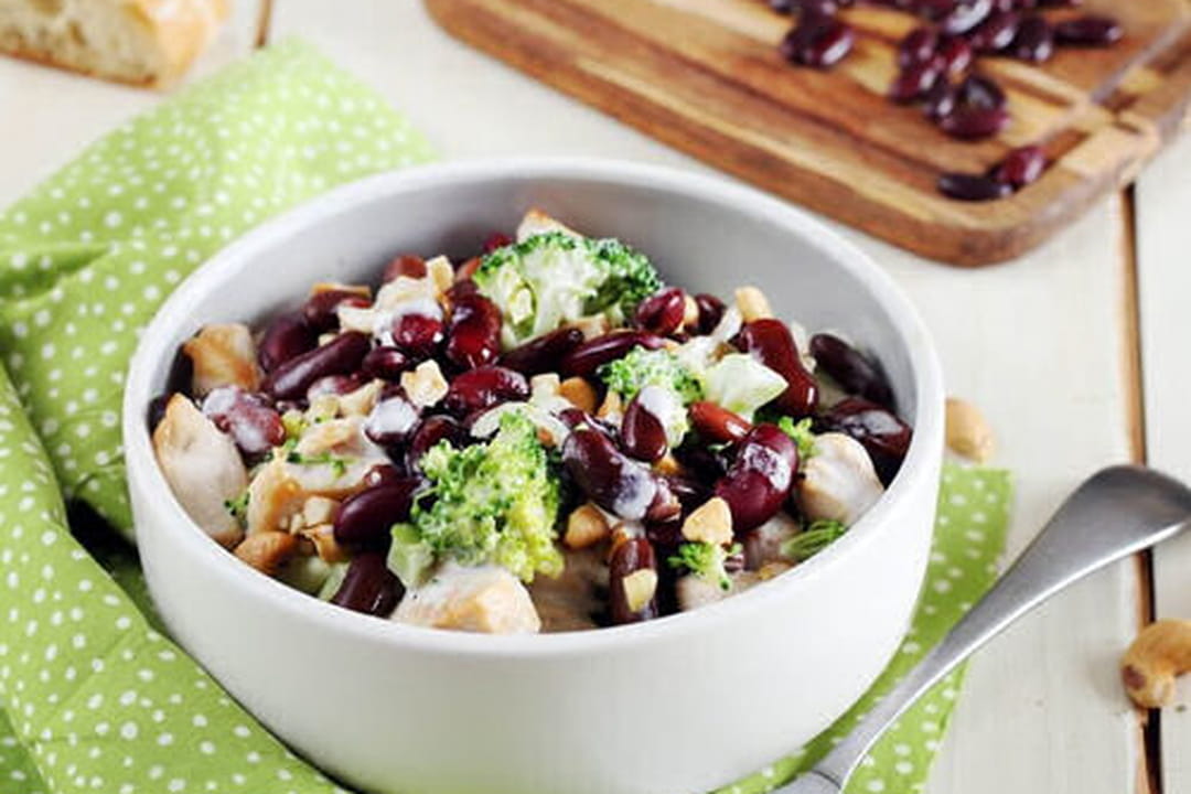 Poêlée de haricots rouges au poulet et lait de coco