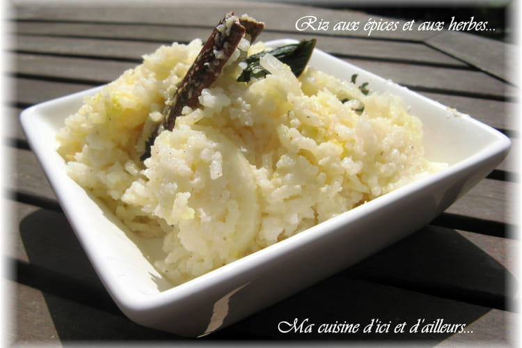 Recette de Riz aux épices et aux herbes