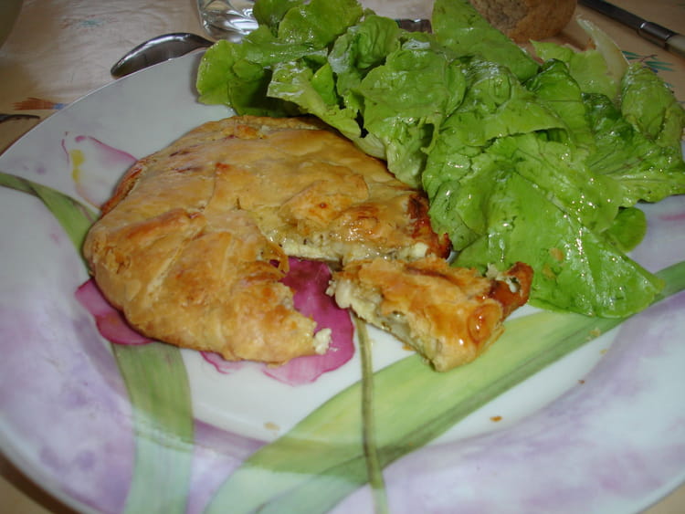 Recette de Feuilleté au chèvre : la recette facile