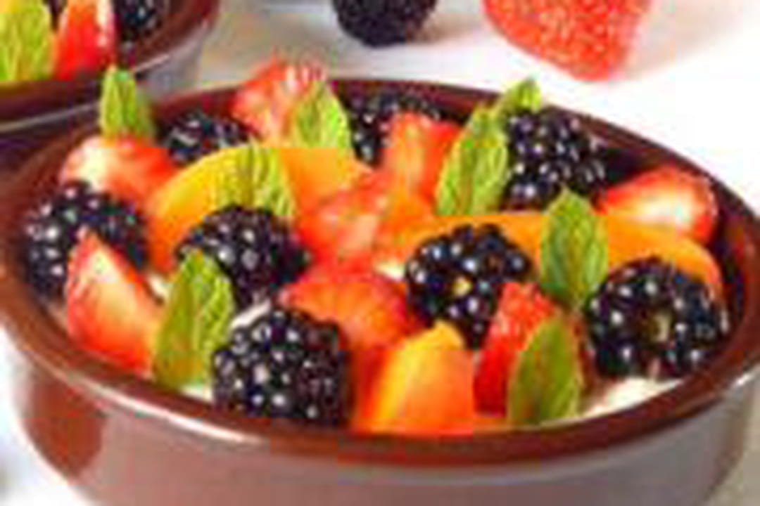 Mousse de mascarpone aux fruits d'été
