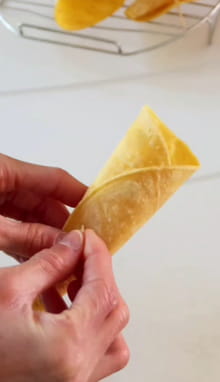 Recette de Pizza cônes wrap