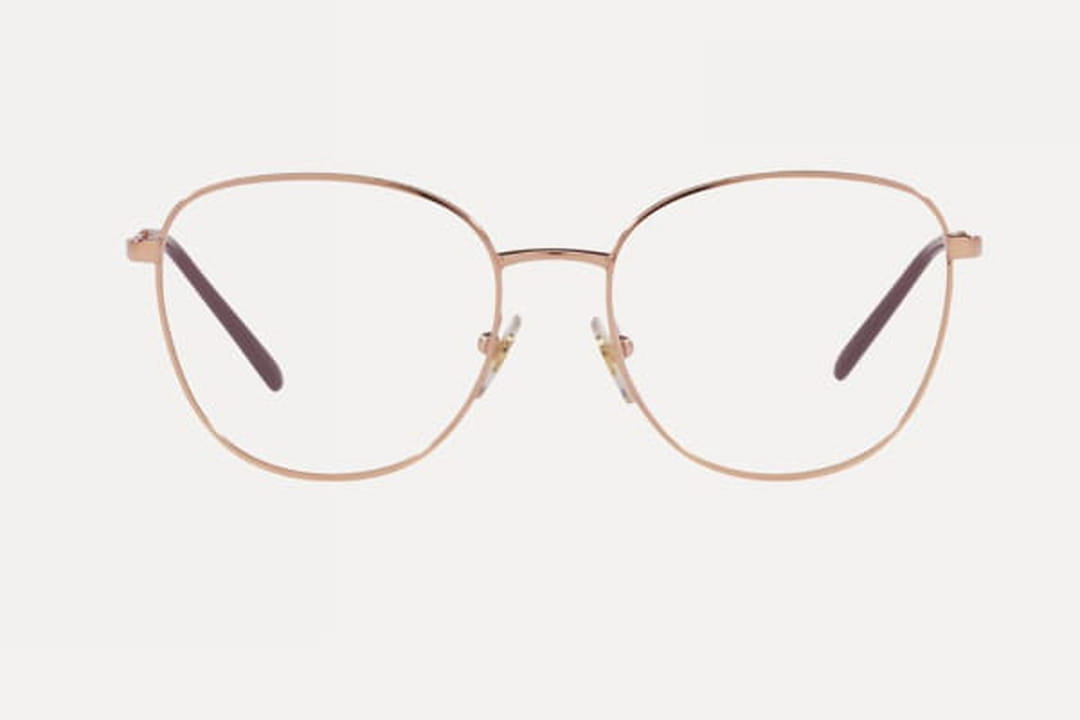 Lunettes de vue or rose
