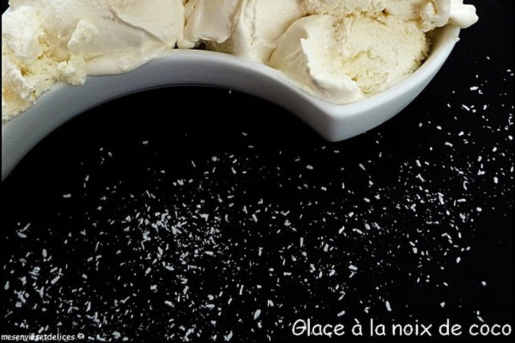 Recette de Glace crémeuse à la noix de coco : la recette facile